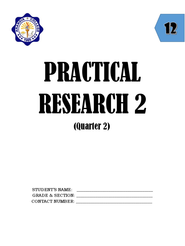 Practical Research 2: Quantitative Methods | PDF | Middle Schools | Behavior Modification