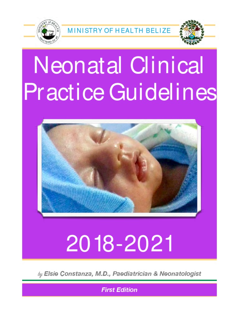 BLZ MN 32 02 Guideline 2018 Eng Neonatal Clinical Guidelines 2018 2021 | PDF | Neonatology ...