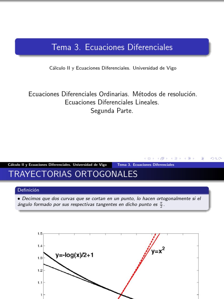 Tema3 Segunda Parte | PDF | Ecuaciones | Ecuaciones diferenciales Tema3 Segunda Parte | PDF | Ecuaciones | Ecuaciones diferenciales