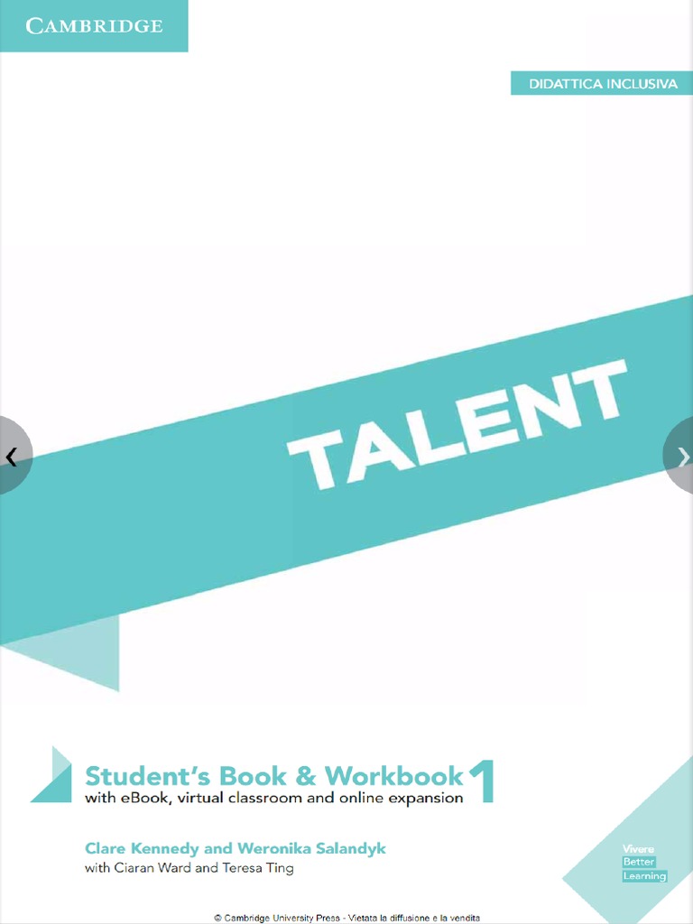 Talent 1 Inclusive Students Book | PDF