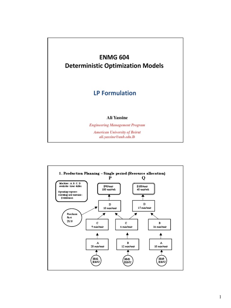 Lecture 3 - LP Formulation | PDF | Currency Lecture 3 - LP Formulation | PDF | Currency
