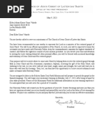 Mission Call Letter for Elder Erichsen | PDF | Wellness | Religion ...
