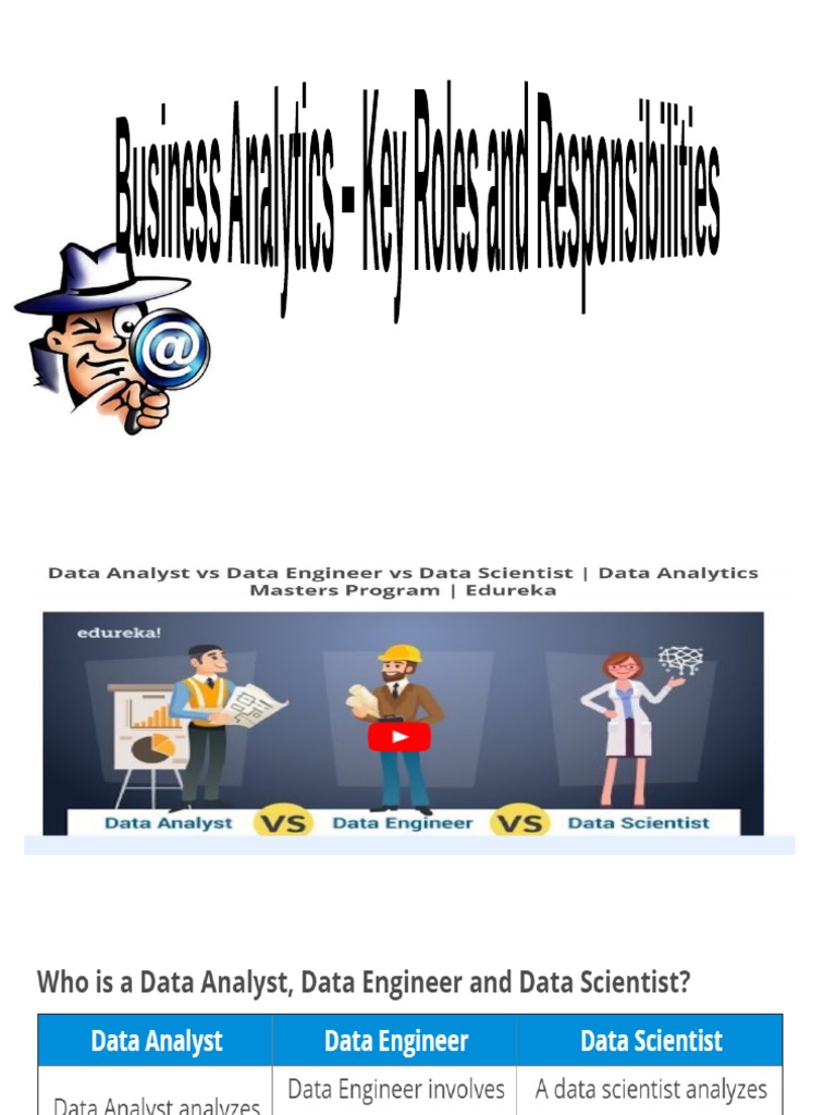 Chapter 2 - Key Roles and Responsibilities - Updated | PDF | Analytics | Data Analysis