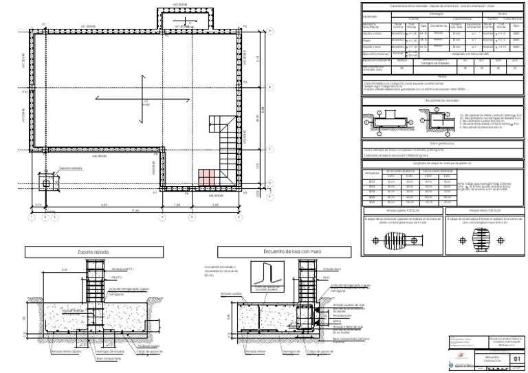 01 Replanteo | PDF | Fundación (Ingeniería) | Hormigón