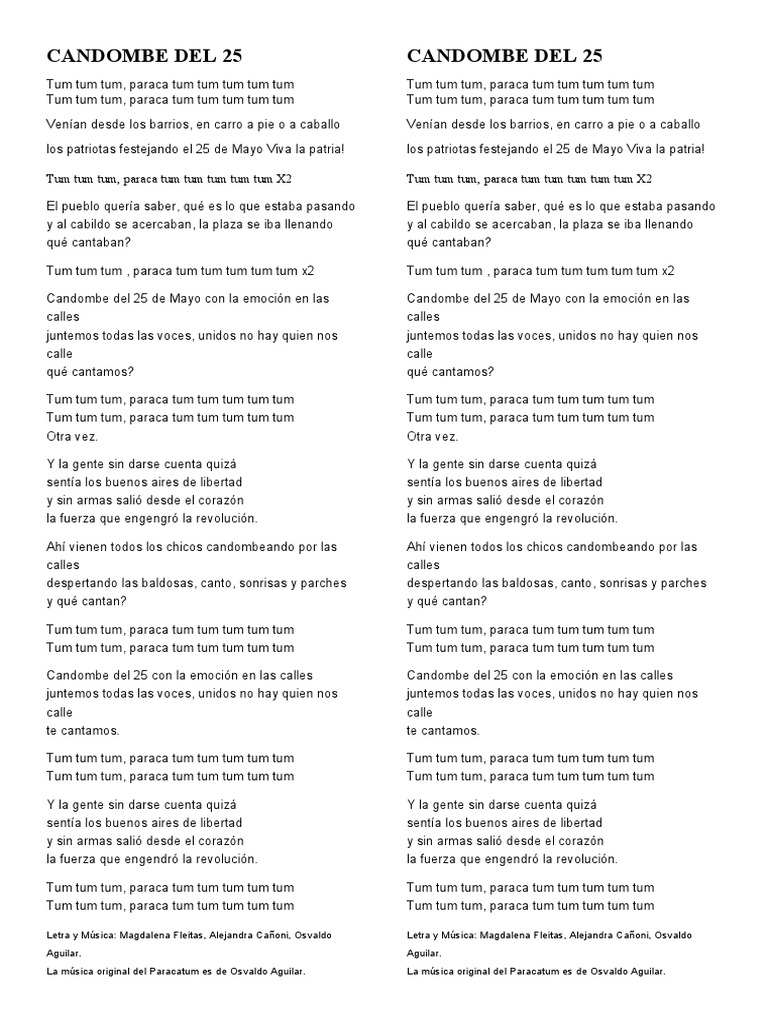 Candombe Del 25 | PDF | Arte