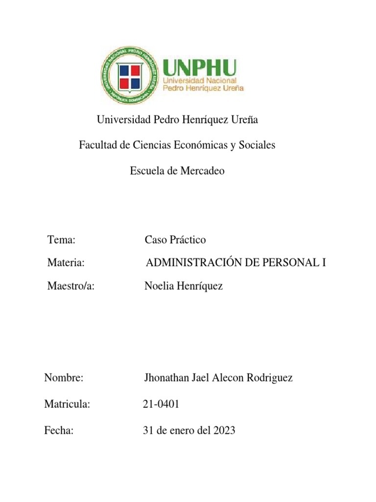 Caso Práctico | PDF | Marca | Calidad (comercial)