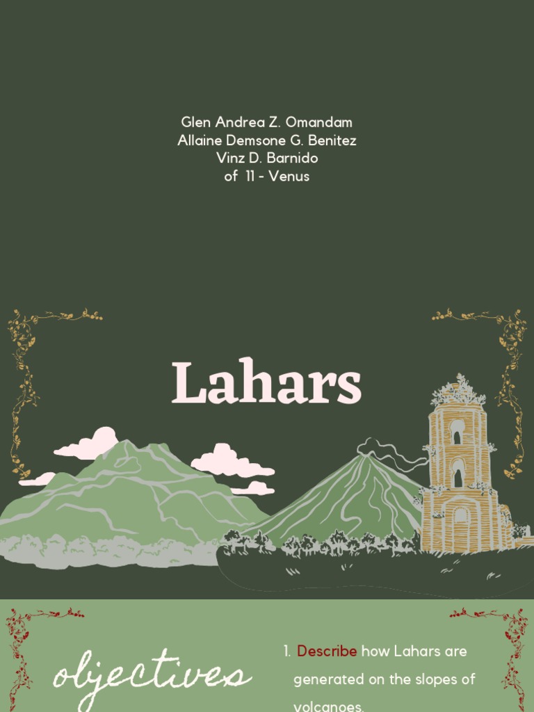 5.lahars Venus | PDF | Volcano | Types Of Volcanic Eruptions