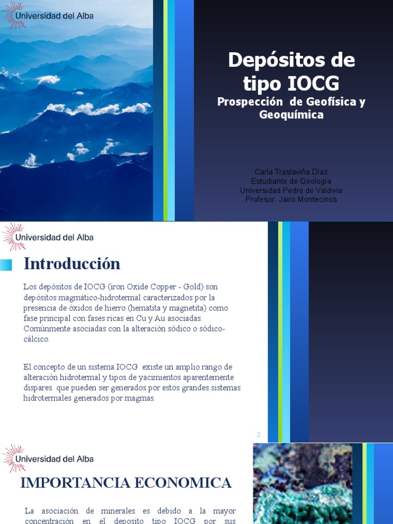 Depósitos IOCG: Características y Economía | PDF | Mineral | Roca ...