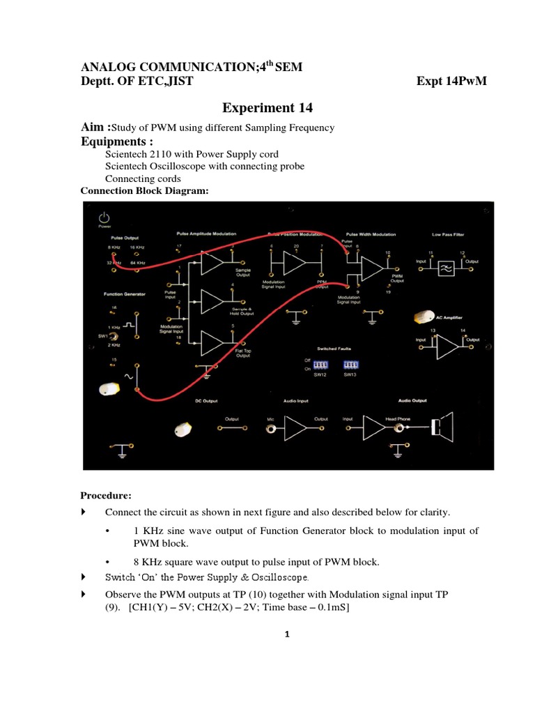 14 Odd - Study of PWM Using Different Sampling Frequency | PDF