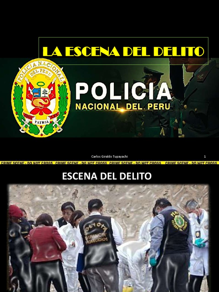 La Escena Del Delito | PDF