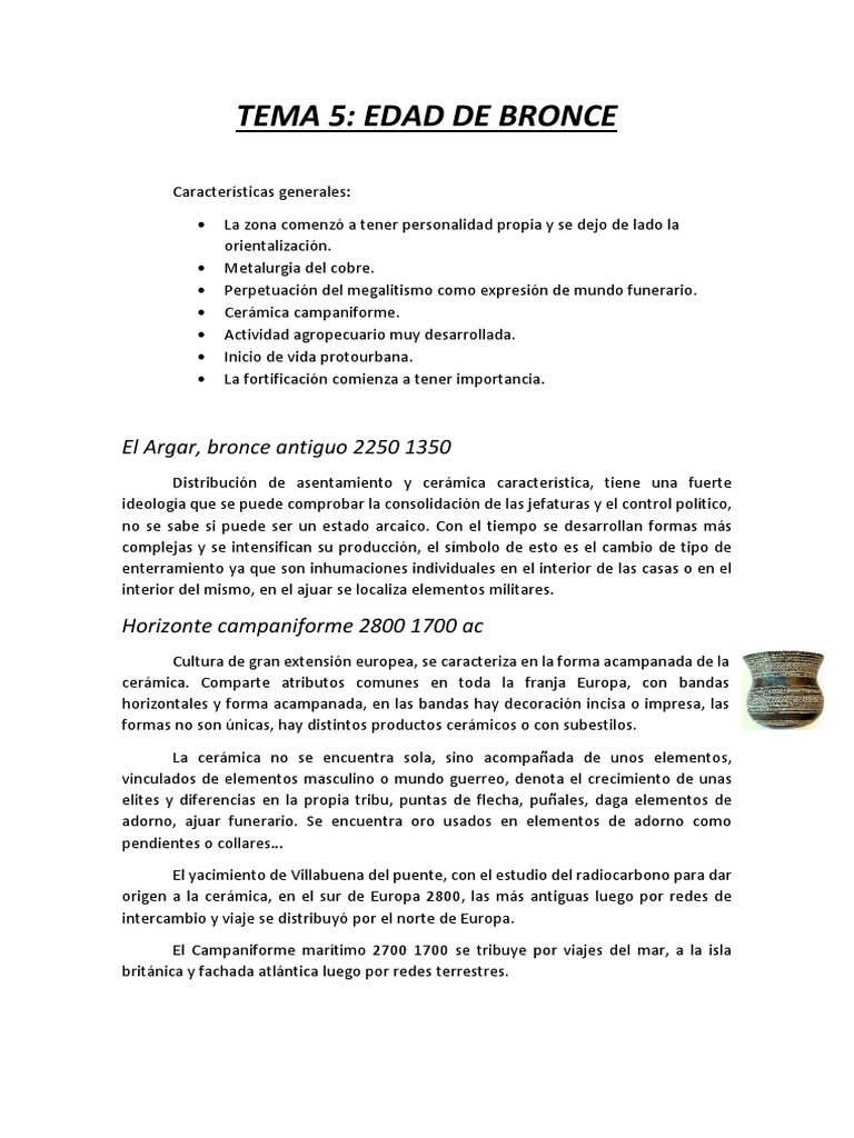 Edad de Bronce | PDF | Edad de Bronce | Agricultura