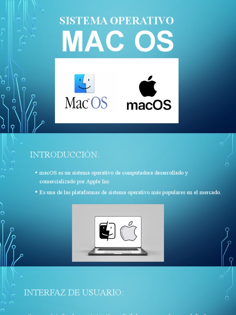 Sistema Operativo MAC OS | PDF