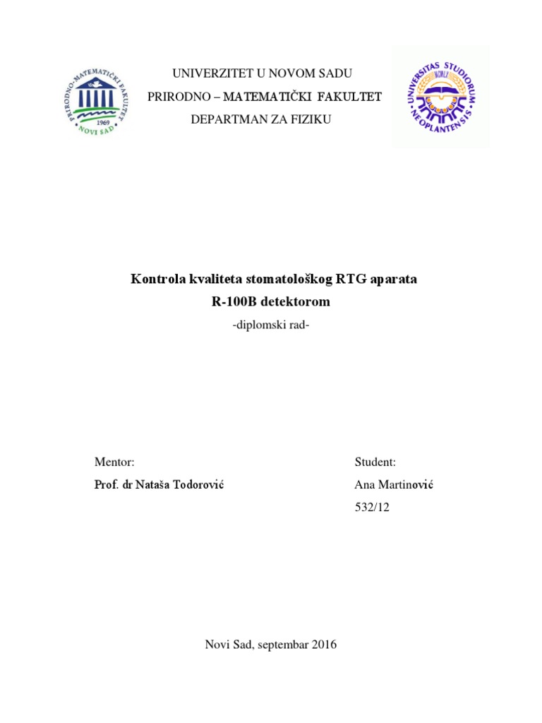 Ana Martinovic - Diplomski Rad (d-705) | PDF