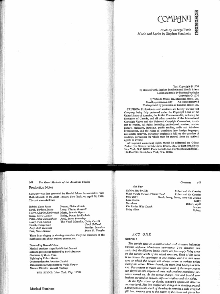 Company Libretto | PDF