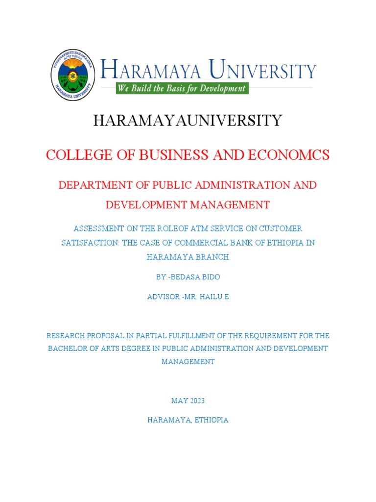 Bedasa Research 1111111 | PDF | Automated Teller Machine | Personal Identification Number