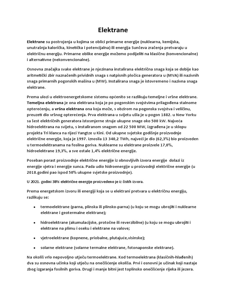 29 Elektrane | PDF