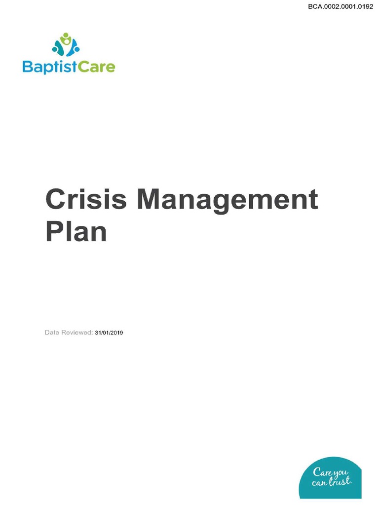 Bca 0002 0001 0192 Pdf Crisis Management Emergency Management
