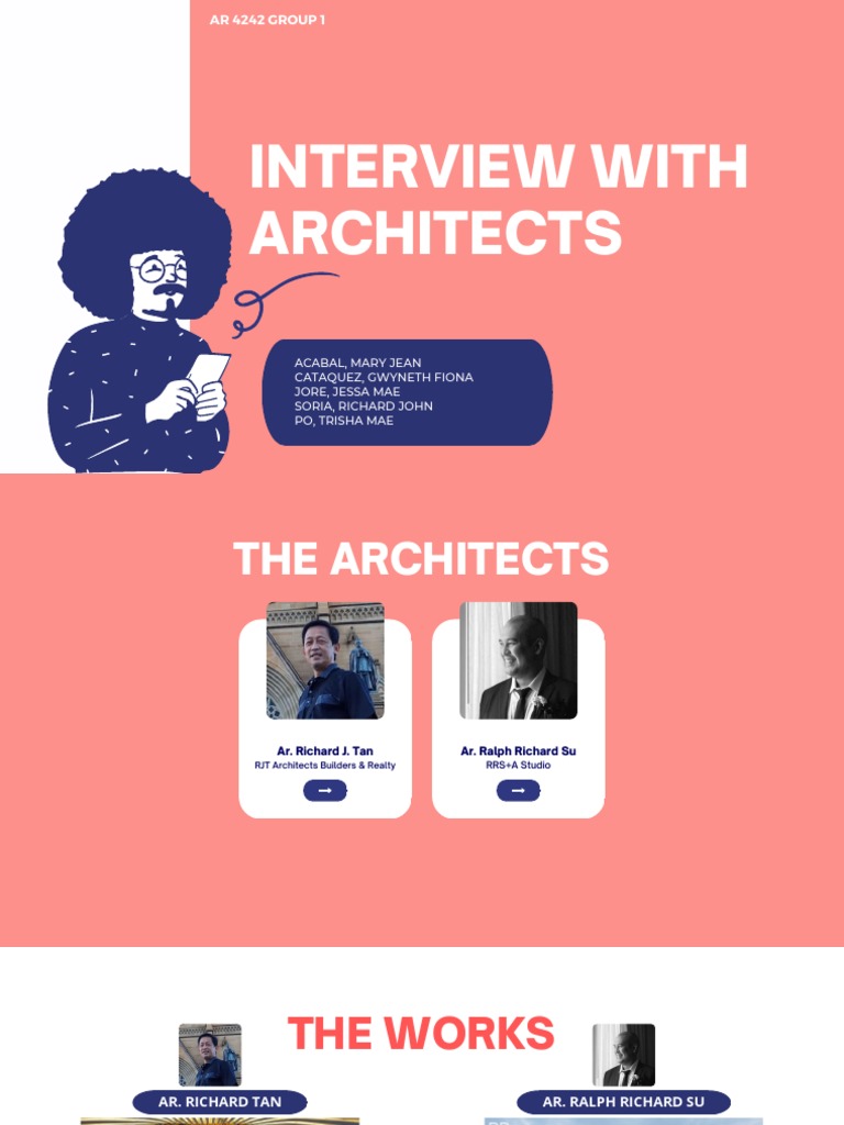 Ar4242 Interview With Architects | PDF | Architect | Sustainability