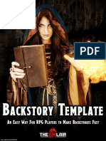DnD Character Backstory Template | PDF | Games & Activities | Self ...