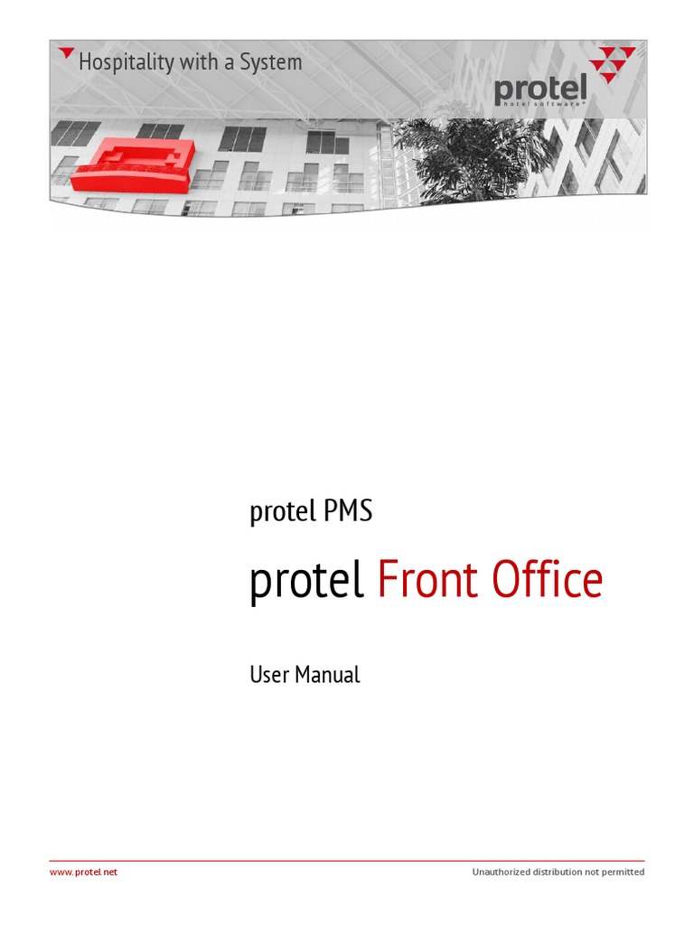 Protel Front Office User Manual | PDF | Menu (Computing) | Icon (Computing)