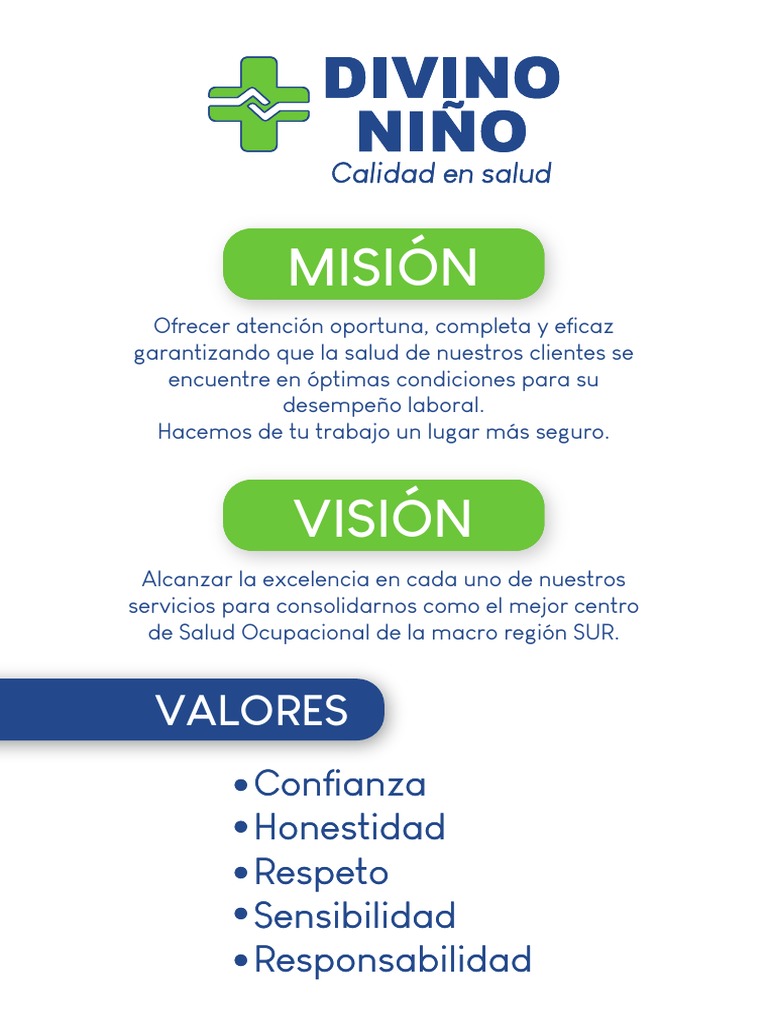 Misión - Visión - Políticas | PDF