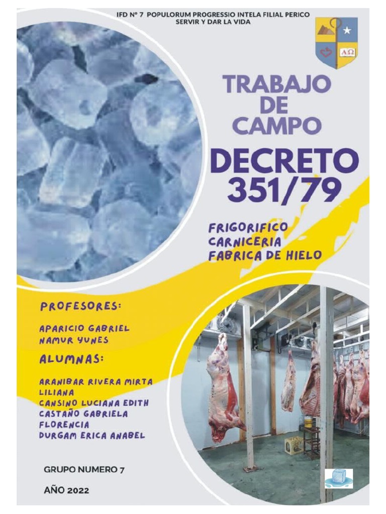 TP Campo Dec351 | PDF | Carne | Arsénico