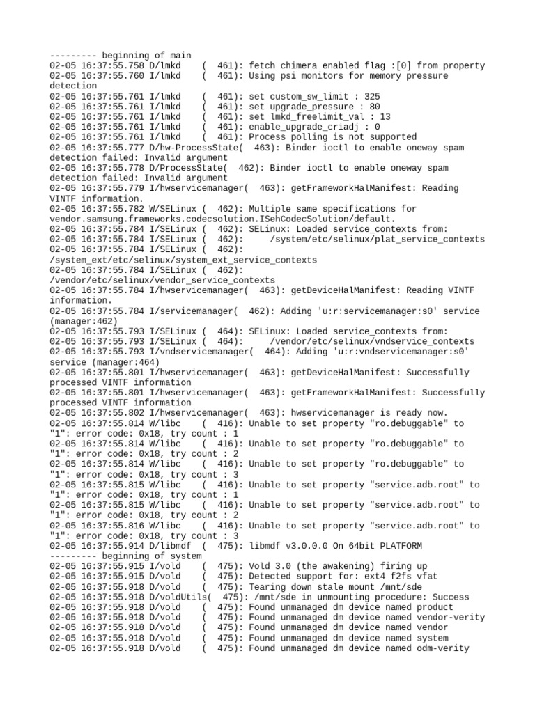 Logcat Home Fota Update Log | Download Free PDF | Computer Data Storage ...