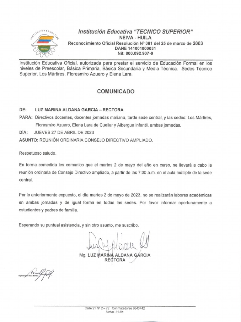 Comunicado 0001 | PDF