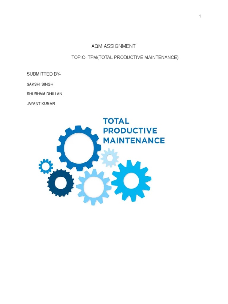 Aqm Assignment | PDF | Lean Manufacturing | Inventory