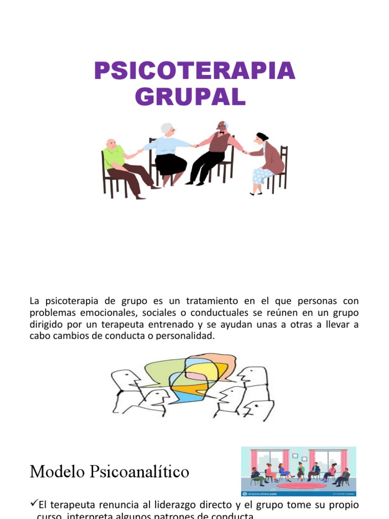 Beneficios de la Psicoterapia Grupal | PDF | Psicoterapia | Ciencia ...