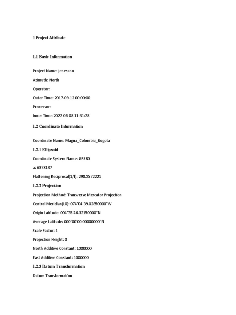 Project Summary Report | PDF | Latitude | Geodesy