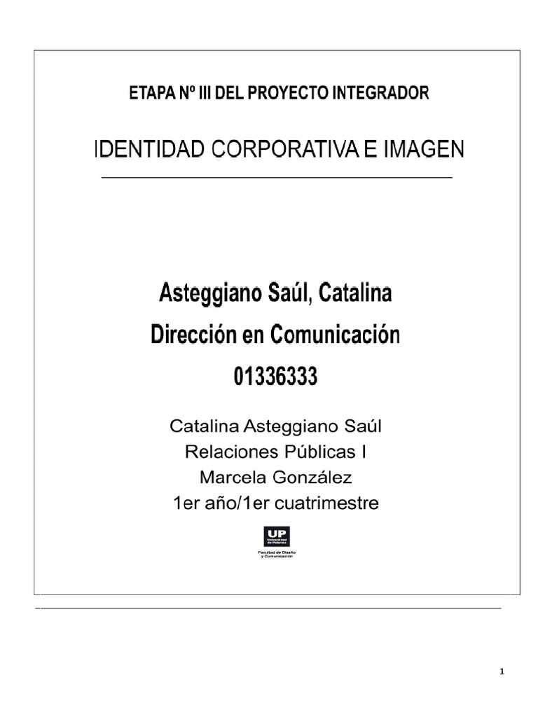 E3 Identidad Rrpp1 | PDF | Color | Mercado (economía)