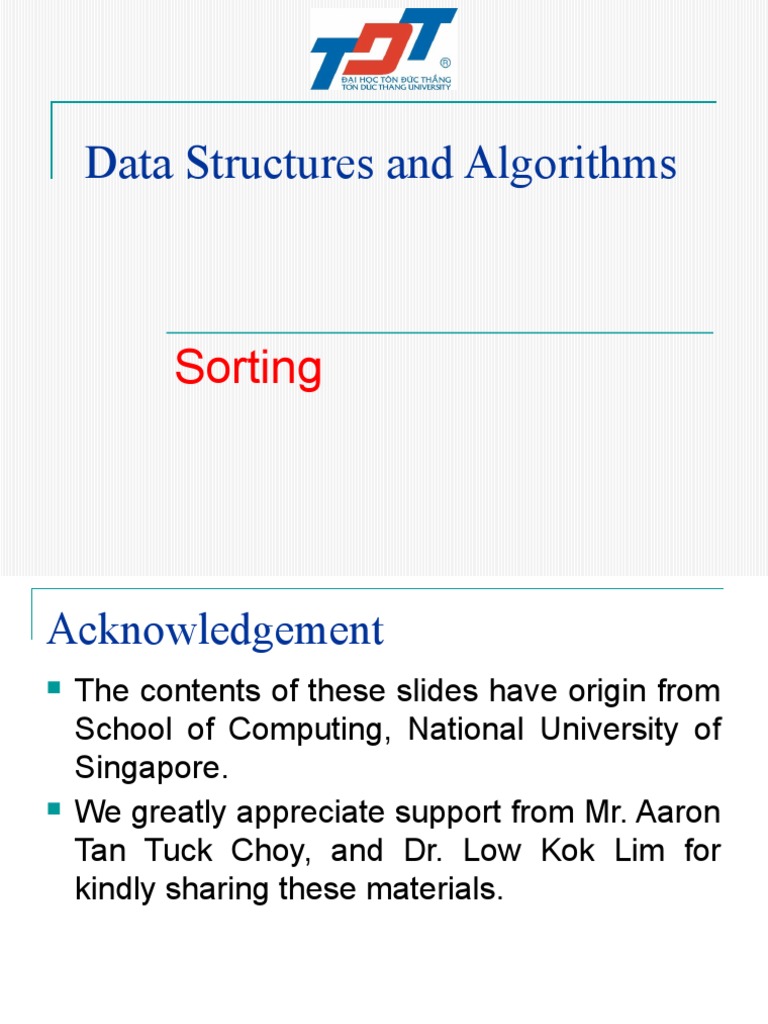 06 Sorting | PDF | Theoretical Computer Science | Computer Science