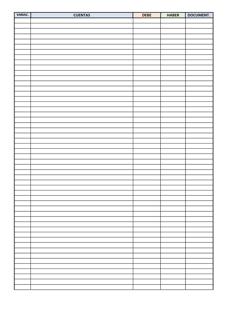 Libro Diario en Blanco | PDF