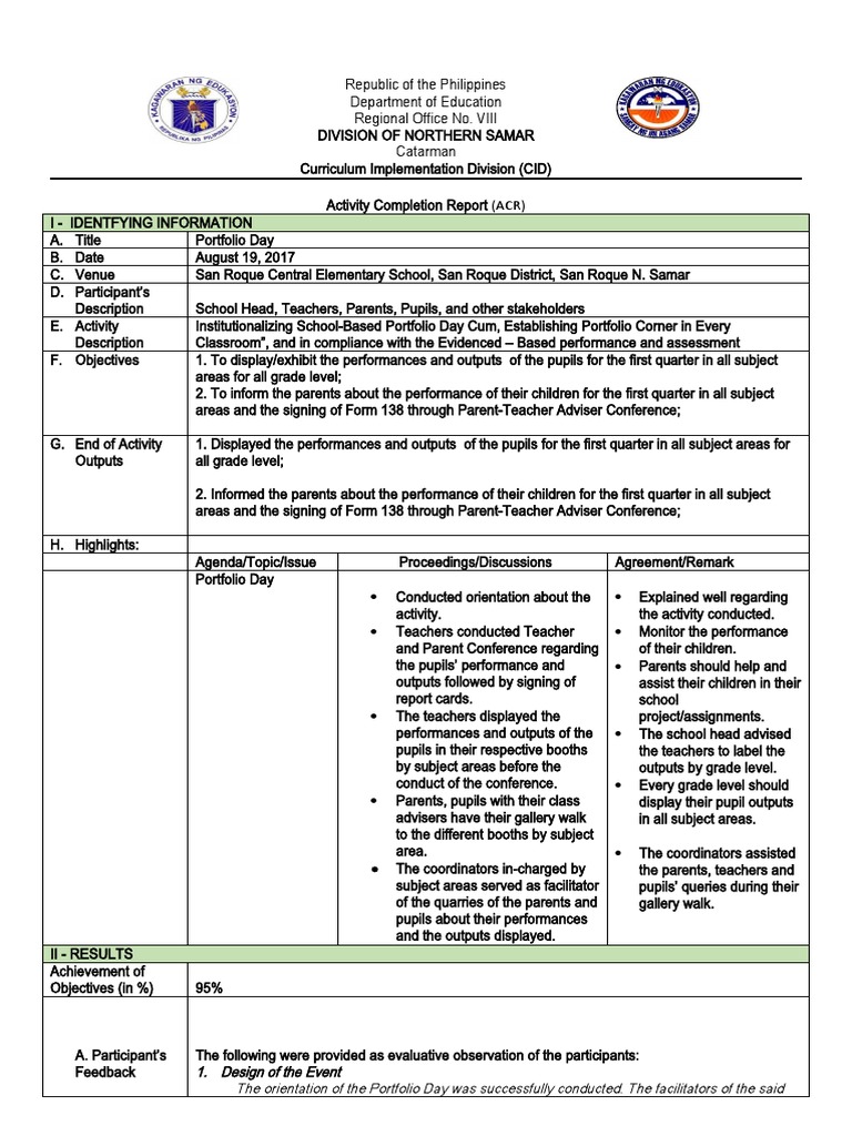 ACR - Q1 Portfolio Day | PDF | Communication