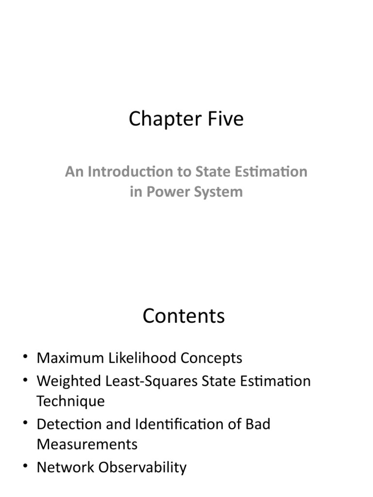 Chapter 3 State Estimation | PDF | Least Squares | Estimation Theory Chapter 3 State Estimation | PDF | Least Squares | Estimation Theory