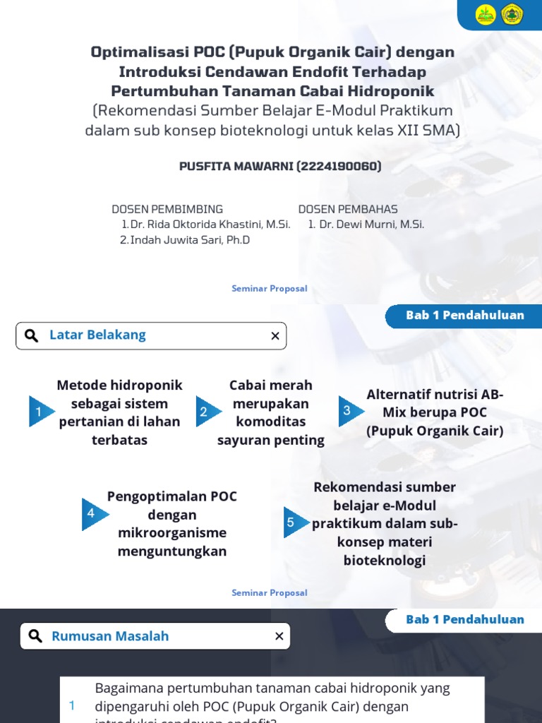 Seminar Proposal - Pusfita Mawarni | PDF