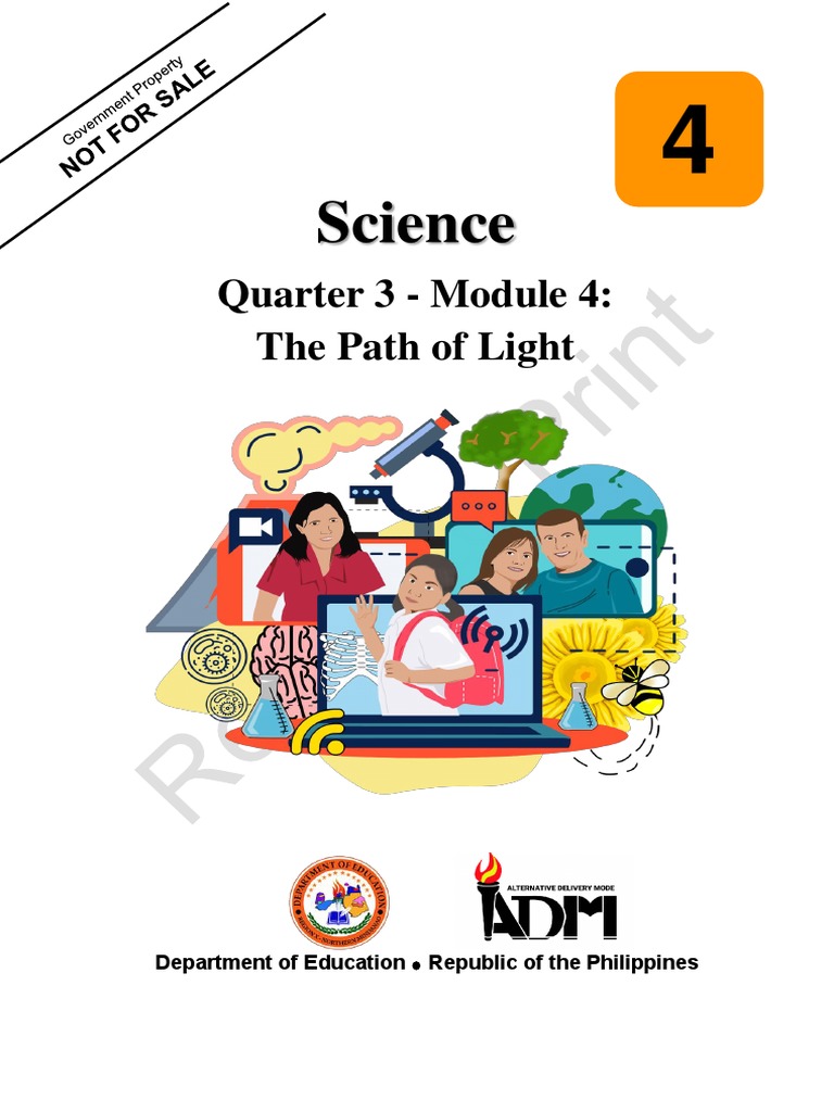 Science4 q3 Mod4 Thepathoflight v5 | PDF | Light | Laser