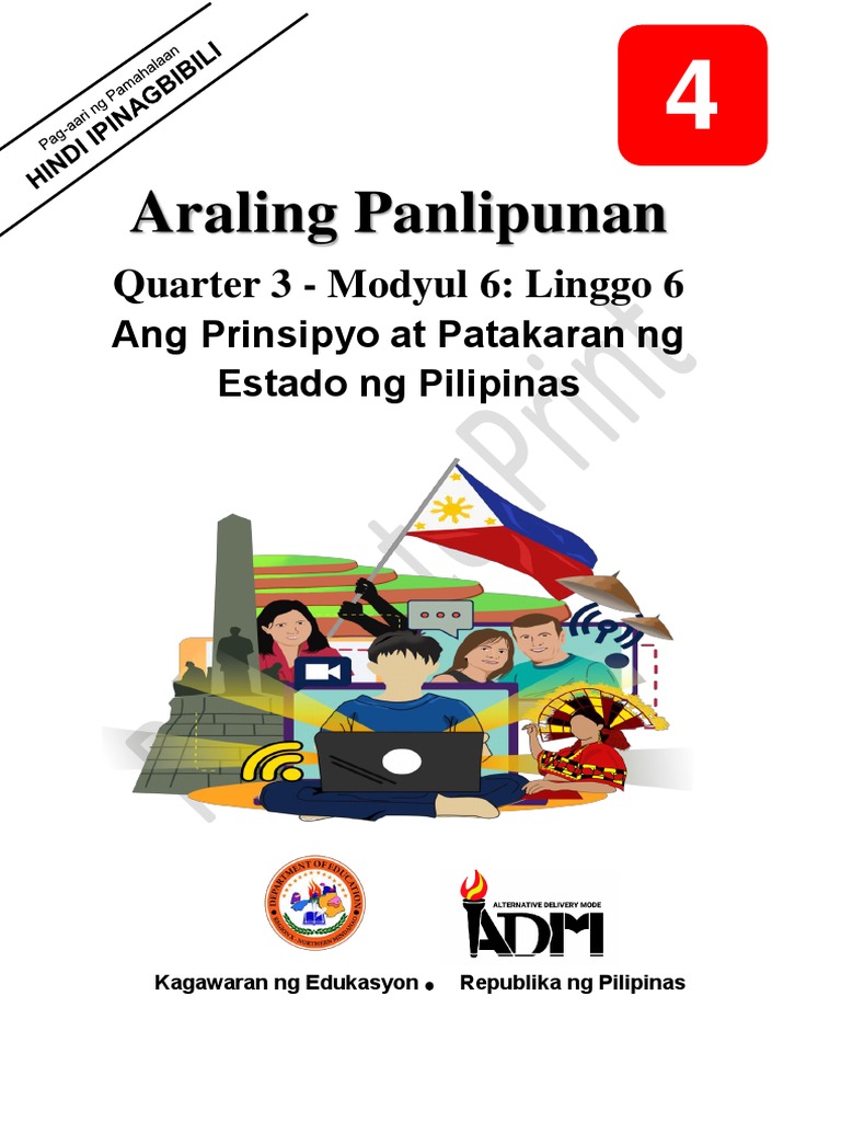 AP4 - q3 - Mod6 - Prinsipyo at Patakaran NG EStado NG Pilipinas ...