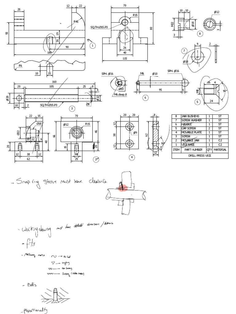 Machine Contrustion Tutorial Notes | PDF | Screw | Procedural Knowledge