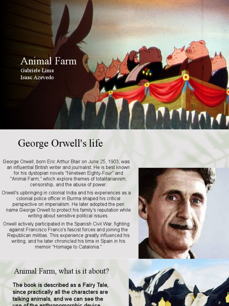 Animal Farm - Slide Presentation | Download Free PDF | George Orwell ...