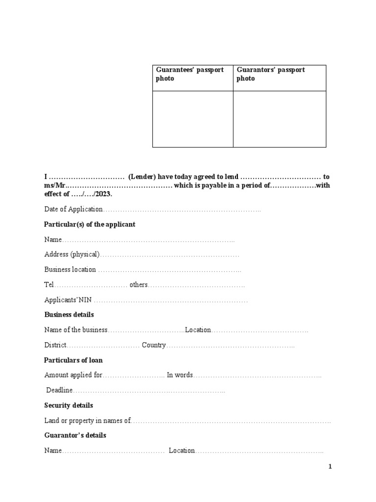 Form 2 | PDF