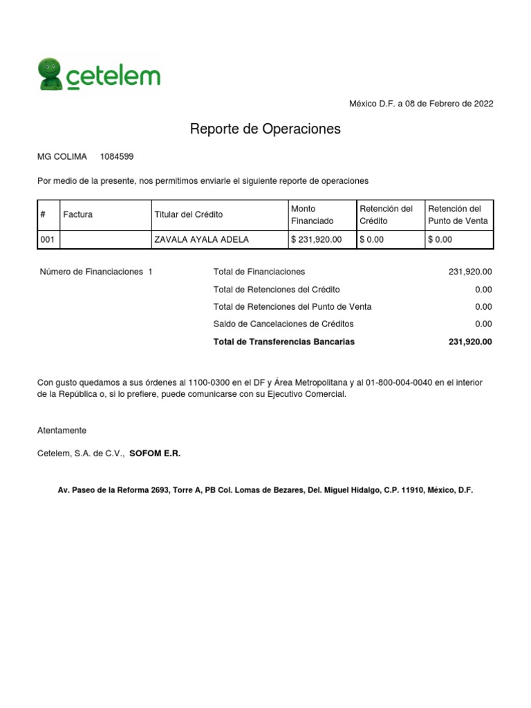 Cetelem | PDF