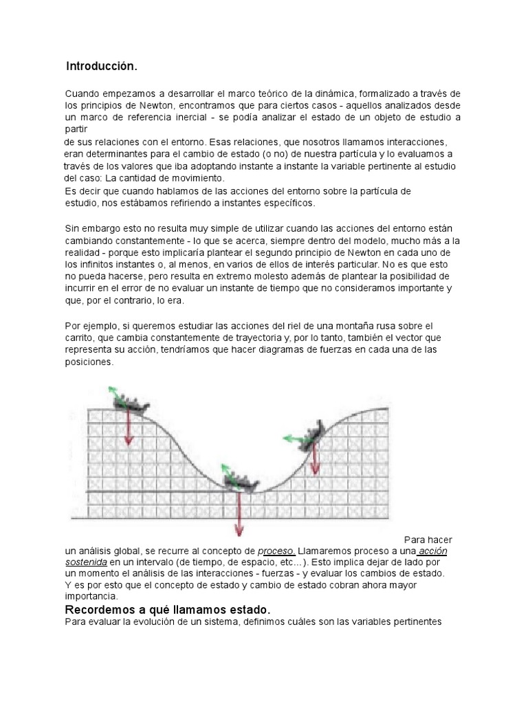 Energía y Procesos Mecánicos. | PDF | Fuerza | Impulso