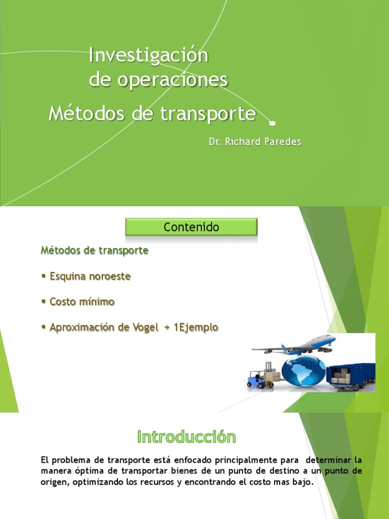 S5 Metodo de Transporte | PDF | Economias