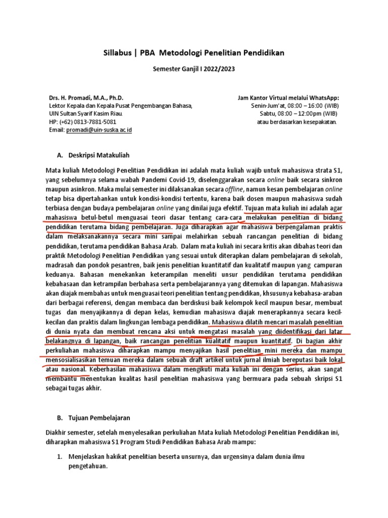 Metodologi Riset Pendidikan S1 | PDF