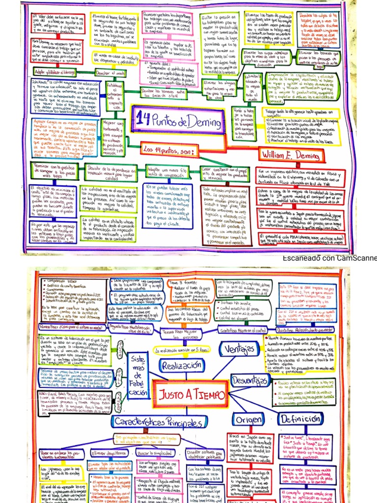 14 Puntos de Deming Mapa Mental | PDF 14 Puntos de Deming Mapa Mental | PDF