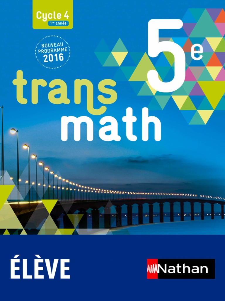 Nathan Transmath 5eme Programme 2016 | PDF