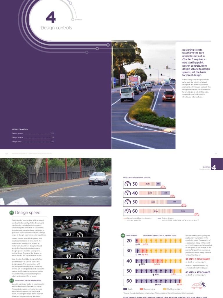Urban Street and Road Design Guide 56 61 | PDF | Traffic | Speed Limit