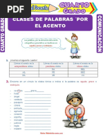 El Acento para Quinto Grado de Primaria | PDF | Voz humana | Semiótica